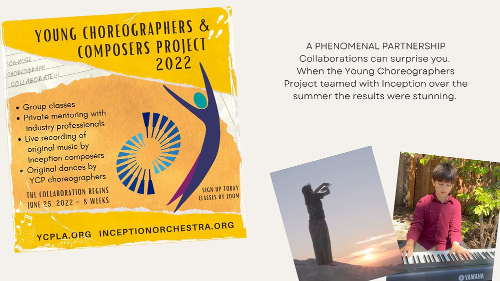 Summer 2022 - Young Choreographers & Composers Project