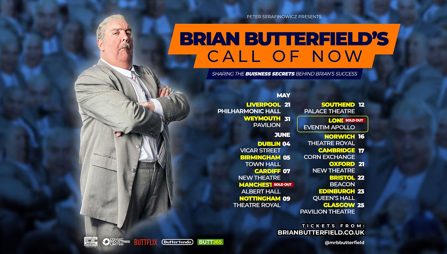 BRIAN BUTTERFIELD WEBSITE | BRIAN BUTTERFIELD