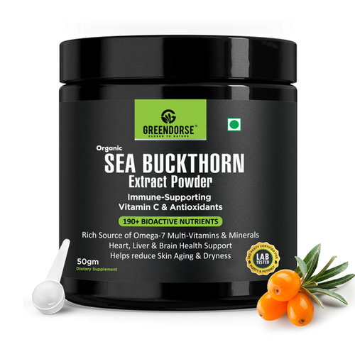 Sea Buckthorn Berry Extract Powder- SUPERFRUIT with 190+ Active ...