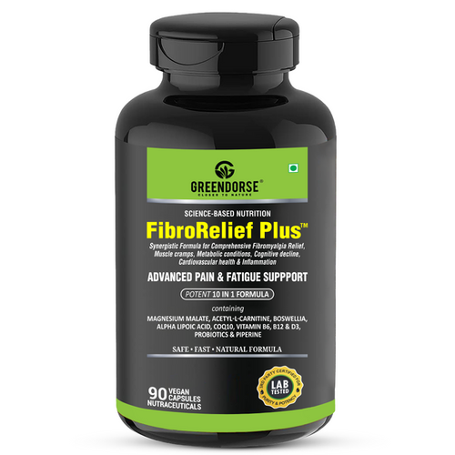 FibroRelief Plus for Fibromyalgia Fatigue & Inflammation -90 Veg ...