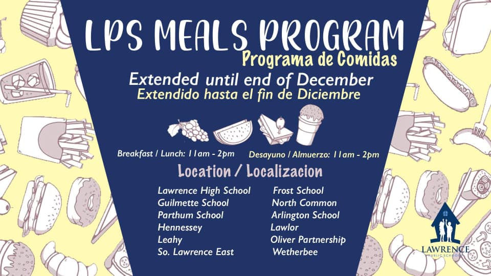 LPS Meals Program Extended to end of December / El programa de comidas ...