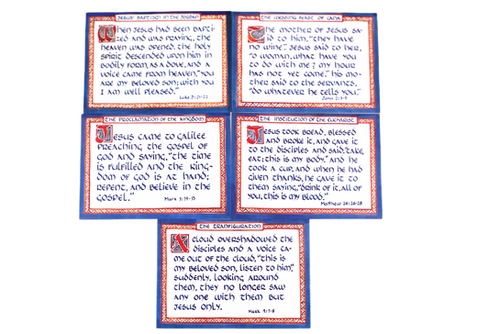 Greeting Cards - The Luminous Mysteries | Monastery Bethlehem