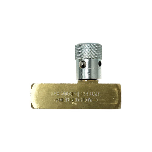 IN-LINE BRASS FLOW CONTROL VALVE F400B | K.Jove Official