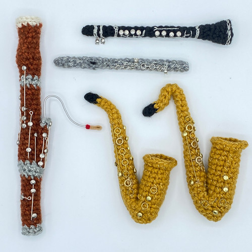 Woodwind Instruments Amigurumi Pattern | CraftyisCool