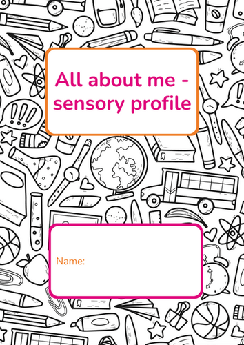 All about me - Sensory Profile | Sensory Spectacle | Sensory Processing