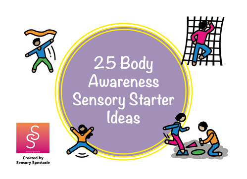 25 Body Awareness Sensory Starter cards | Sensory Spectacle | Sensory ...