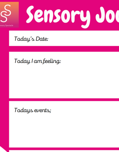 Sensory Journal | Sensory Spectacle | Sensory Processing
