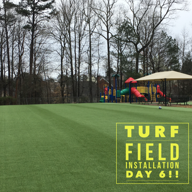 The New Turf Field has been Installed!