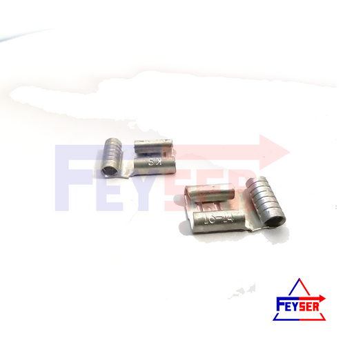 Terminal Tipo Bandera .250 Sin Aislar Cal. 18-14 | Feyser | Ferretería