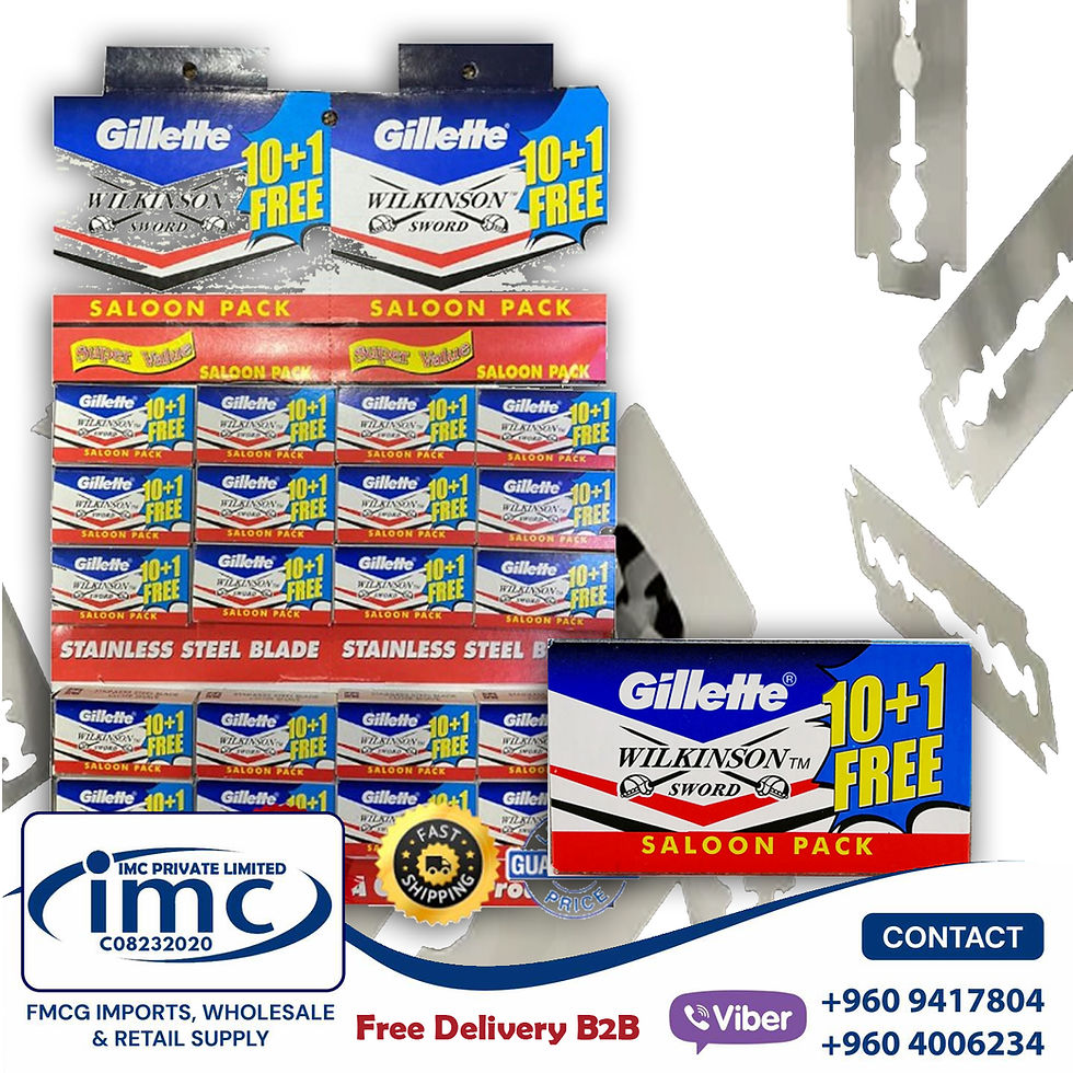 GILLETTE WILKINSON BLADE 10+1 BLADES x 20 BOXES | IMC PRIVATE LIMITED