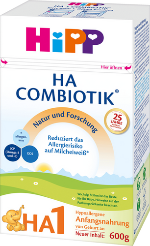 HiPP HA Combiotik Stage 1 Follow-on Milk Bio Formula From Germany