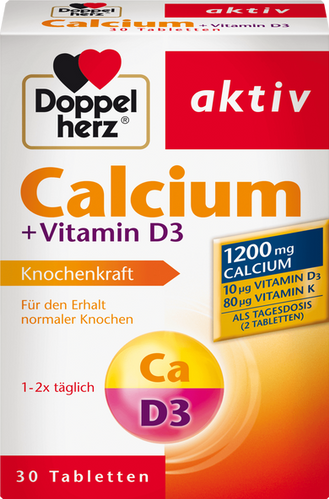 Best Calcium + Vitamin D3 tablets 30 pieces, 59.8 g | German Health&Beauty
