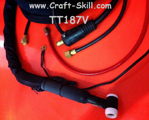 TT187V : TIG Welding Torch WP-18-25ft. ท้ายปลั๊กเสียบ | www.CraftSkill.co