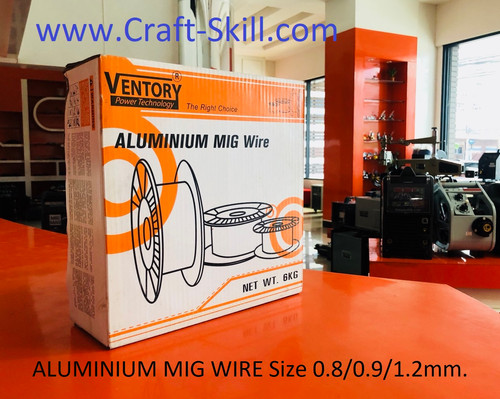 WMW4xx: ลวดเชื่อมมิก ซีโอทู CO2 อลูมิเนียม ขนาด 6.0กก. ER4043 | www.CraftSkill.co