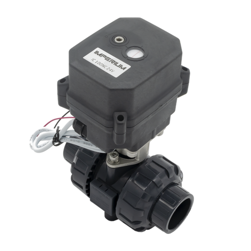 1" Pro PVC Ball Valve 24V AC/DC | Imperium Controls