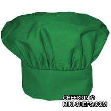 Kids Lime Green Chef Hat Adjustable | chefskin