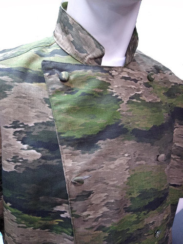 Chef Coat in Woodland Tiger tactical Pattern | chefskin
