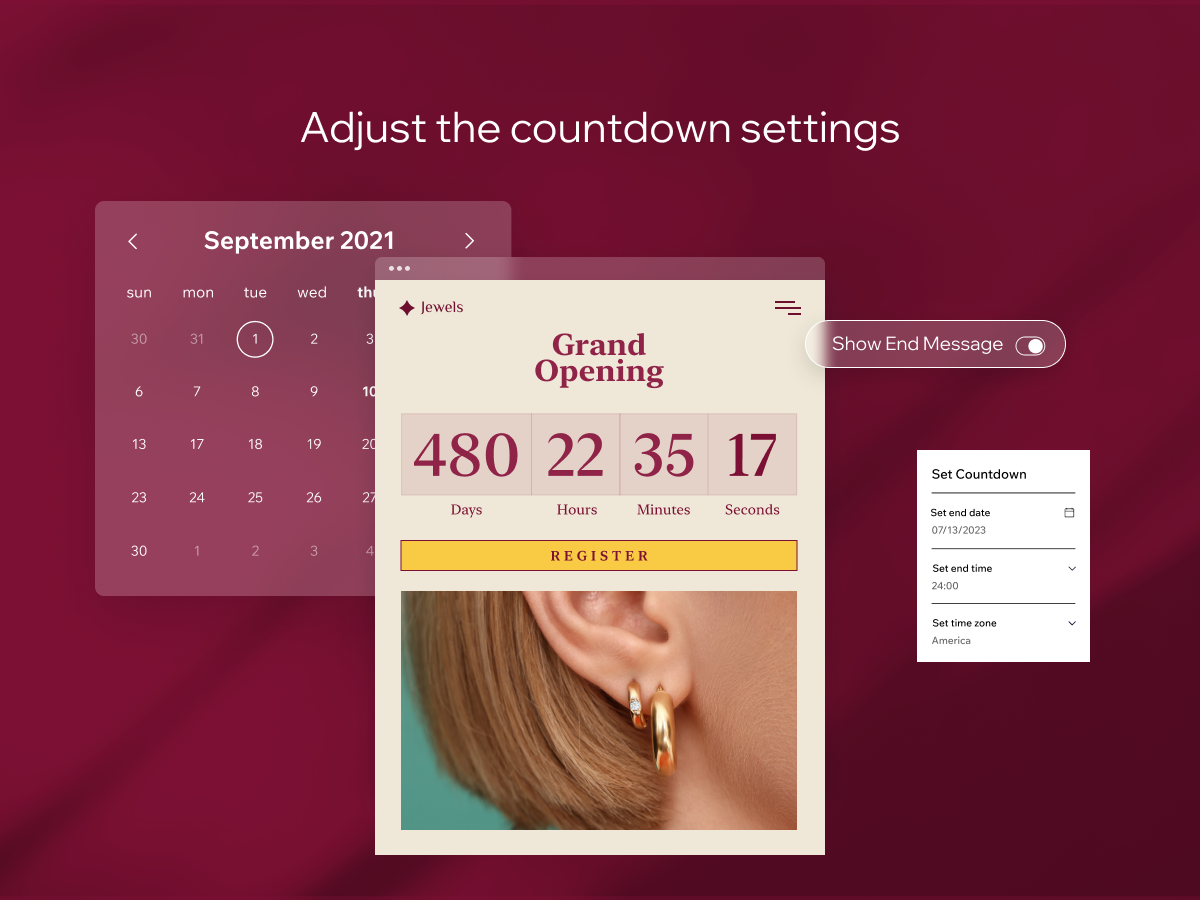 Countdown Clock | Wix App Market | Wix.com
