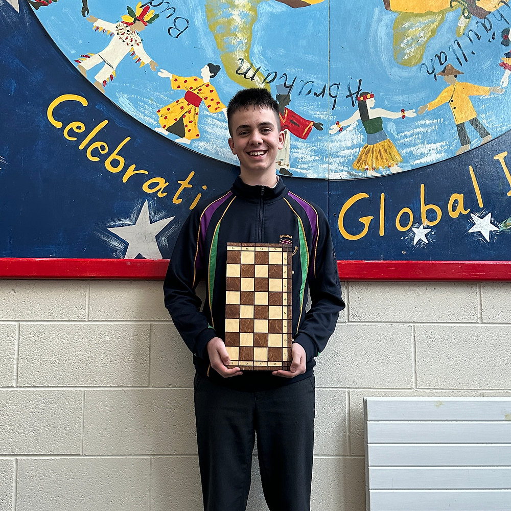 Toby makes his move in the world of chess