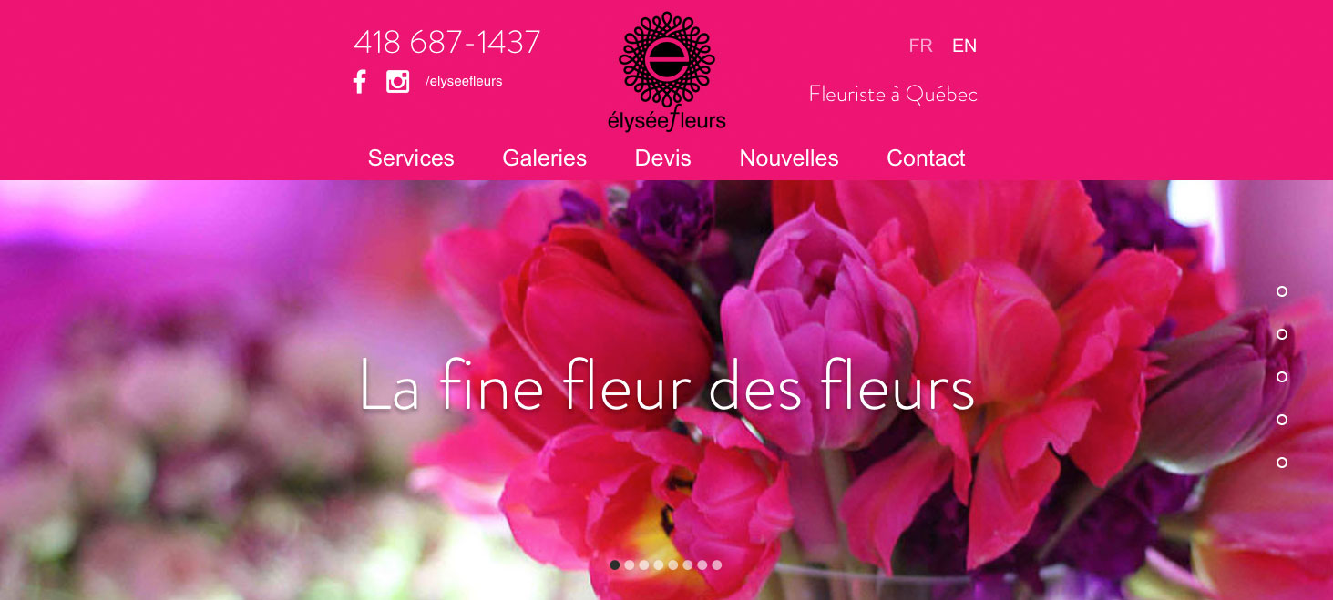 Élysée Fleurs, Fleuriste à Québec