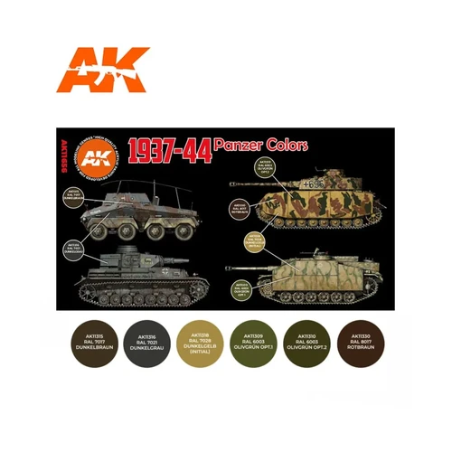 AK - 11656 - 1937-44 Panzer Colors | Joe's Hobby Shop