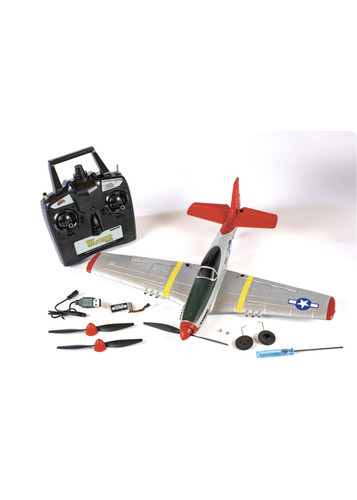 Rage RC - 1300 - P-51D Mustang Micro RTF RC Airplane | Joe's Hobby Shop