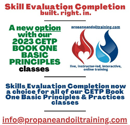 2-14-23 & 2-15-23 CETP Book 1 Basic Principles class, exam, OPTIONAL ...