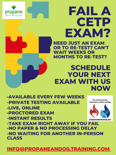 Testing for CETP Exams | Propane Oil Training