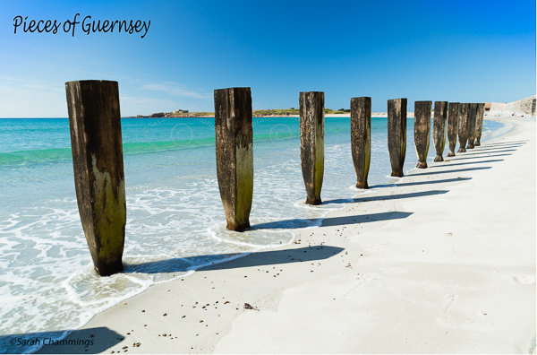 Vazon Bay Groynes, Guernsey | Pieces of Guernsey