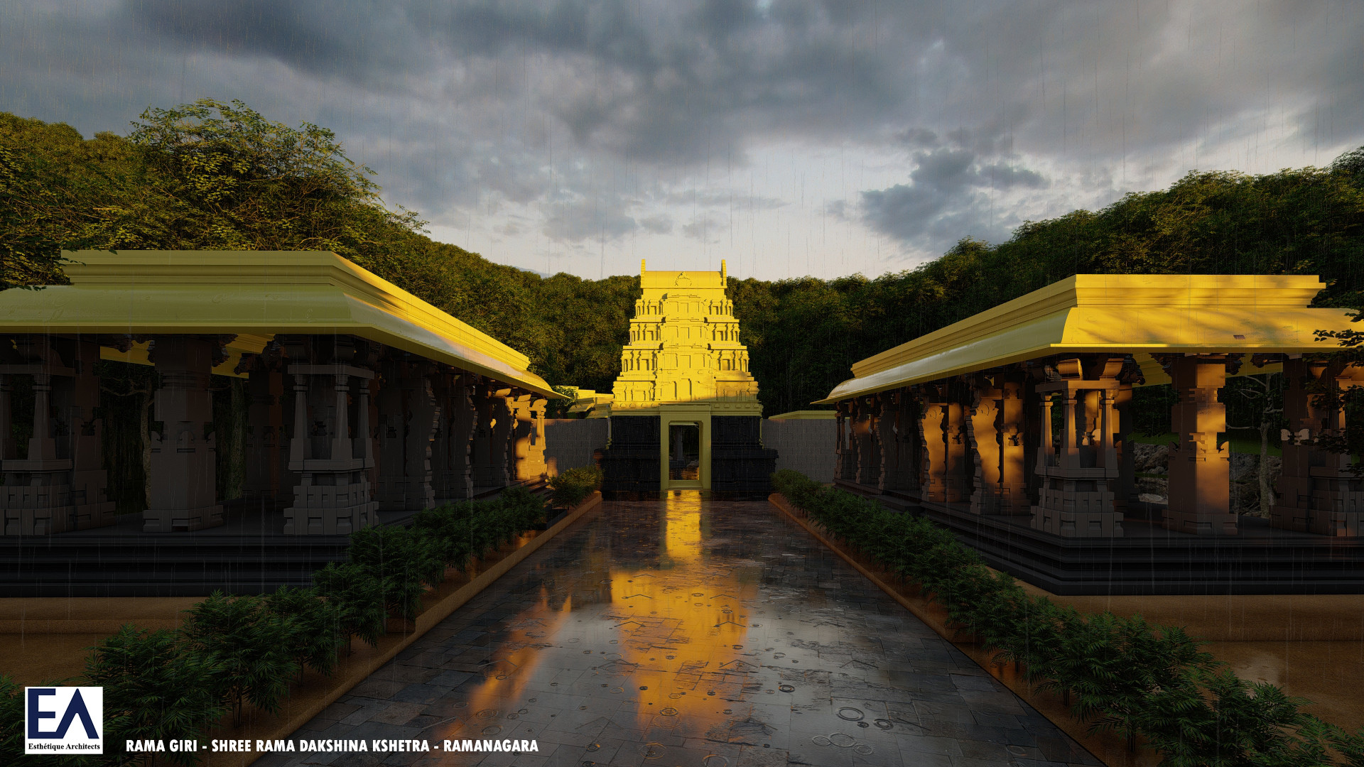 Ramagiri - Shree Rama Temple, Ramanagara | EsthetiqueArchitects