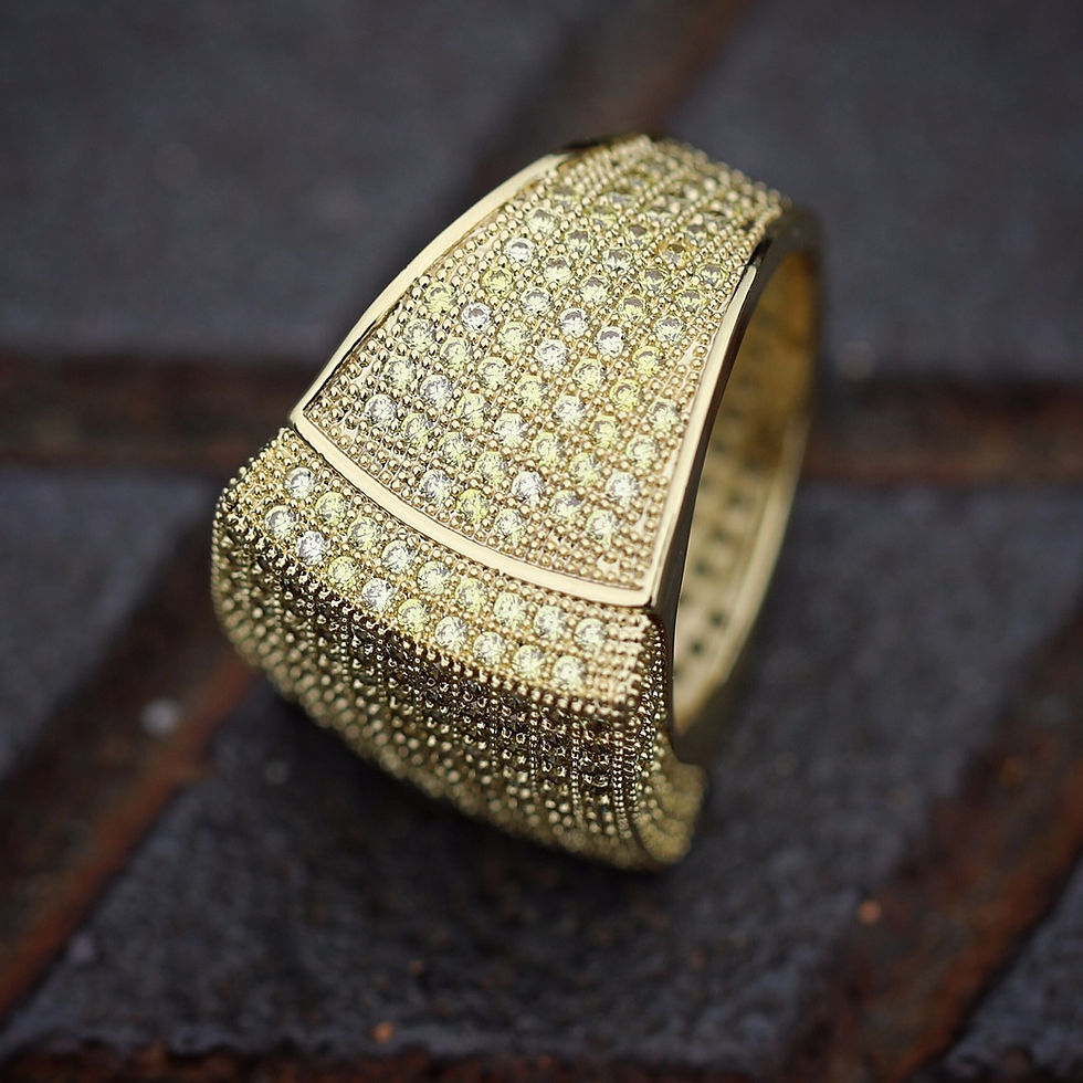 Iced Out Pinky Rings