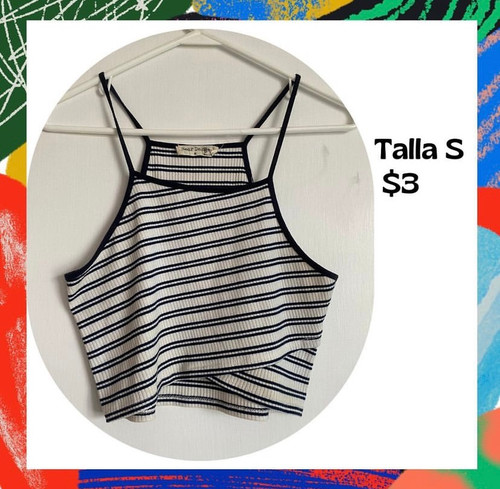 Crop top de rayas | Bazarcito