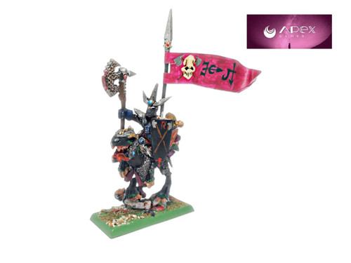 Dark Elf General on Armoured Cold One | Apex Games