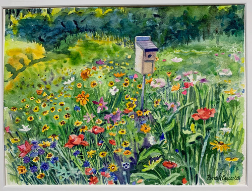 Blue Bird Box | Pamela Paints