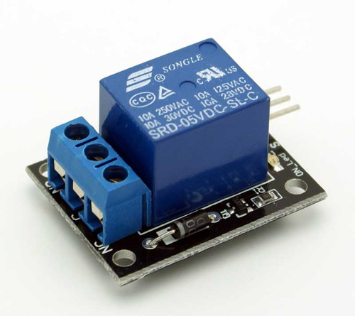 Single Relay Breakout Module | Just4Fun Electronics