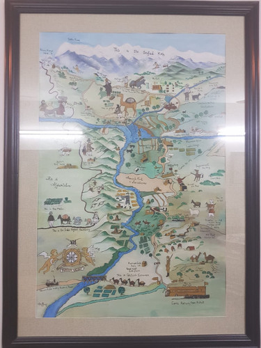 Traditional map kurram agency | Iqra pervaiz