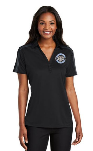 Performance Color-Block Stripe Polo | Imging-Uniforms