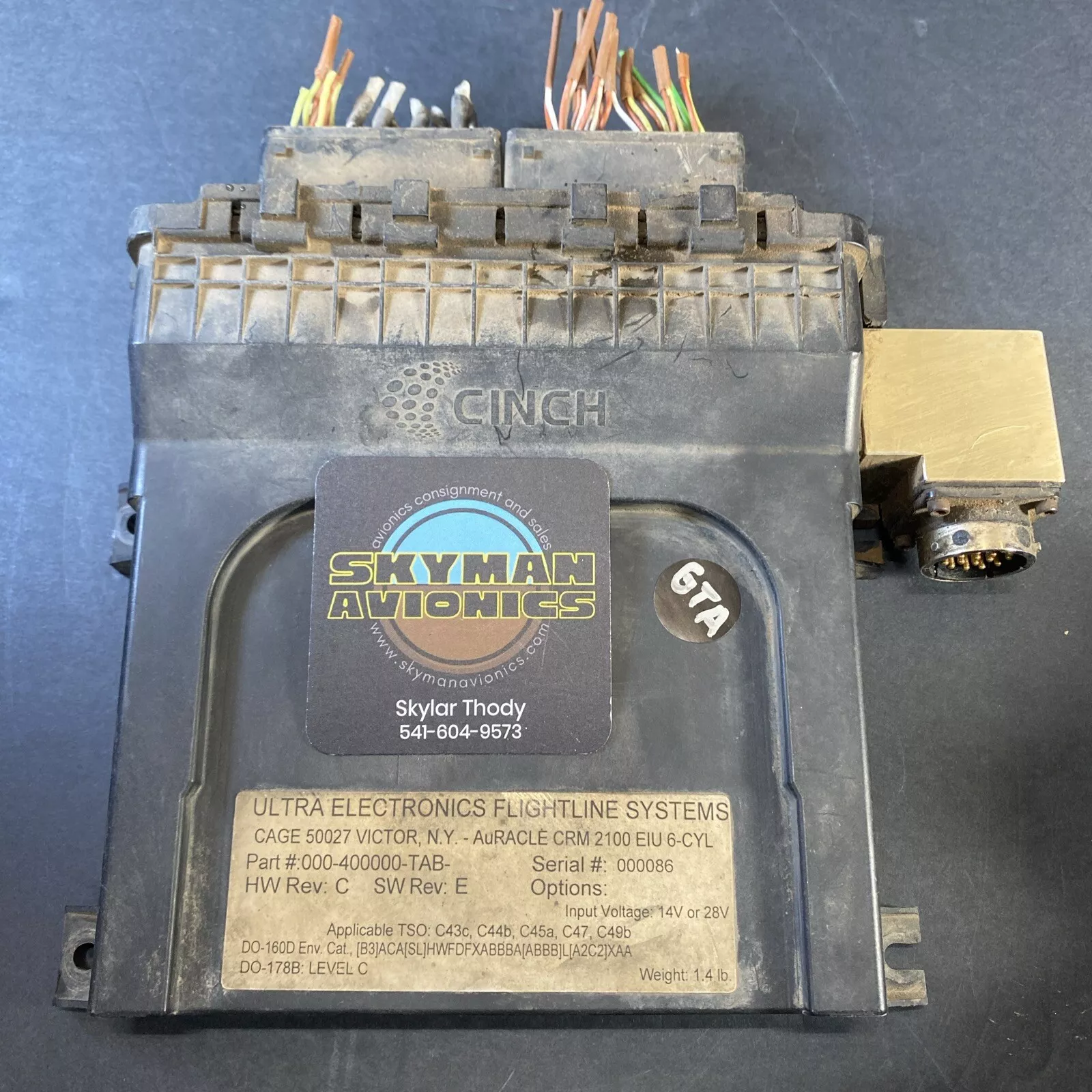 Auracle CRM2100 Engine Monitor System | Skyman Avionics