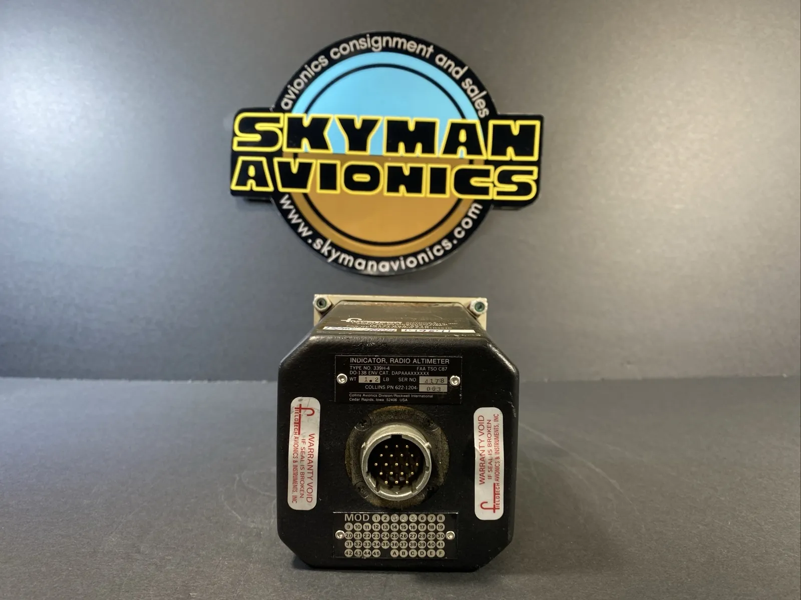 Collins Radio Altimeter Indicator 339H-4 | Skyman Avionics