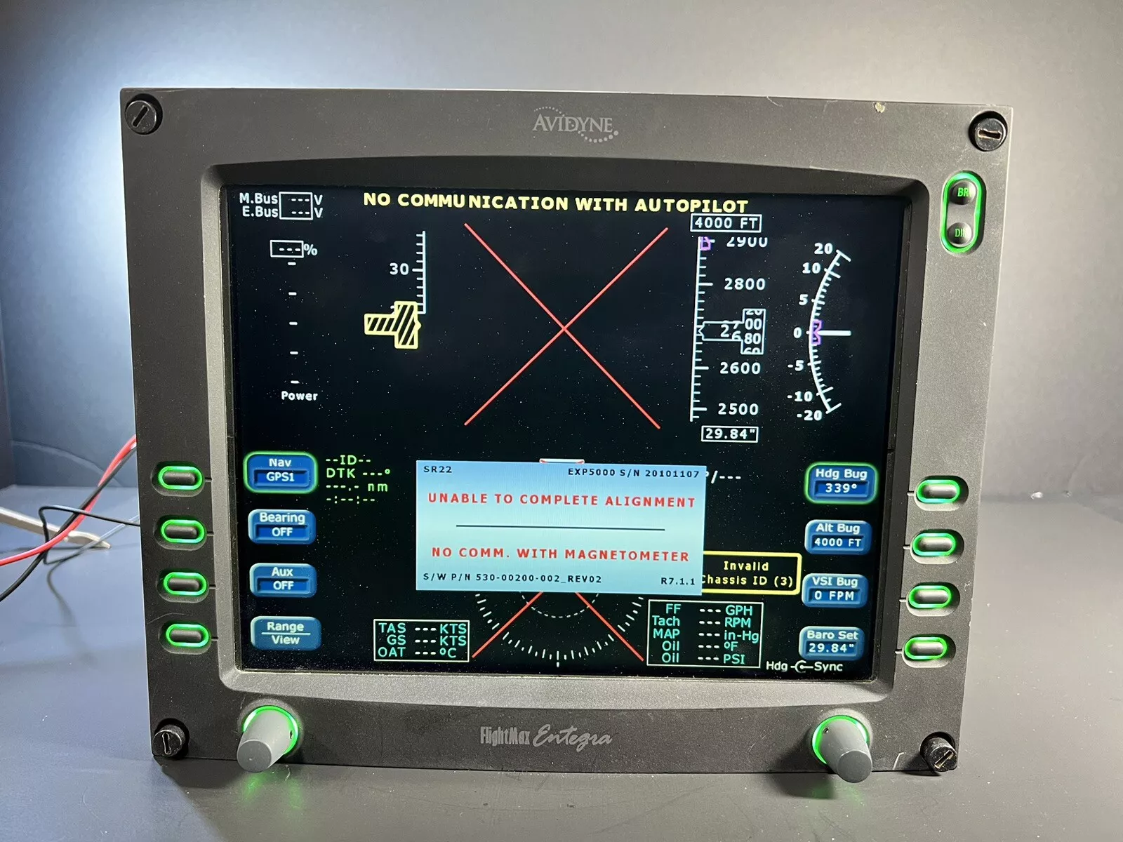 Avidyne Entegra EX 5000 PFD | Skyman Avionics