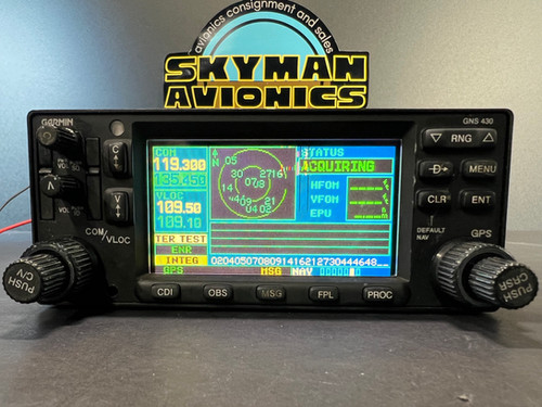 Garmin GNS 430W GPS/NAV/COM - 14/28V | Skyman Avionics