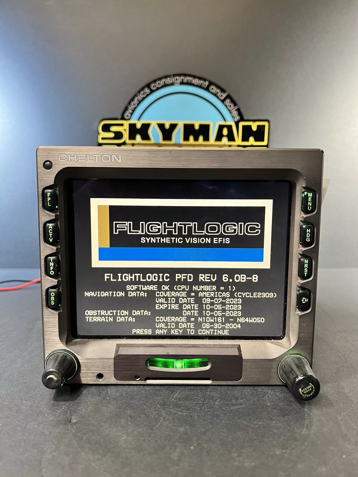 Chelton IDU-III Integrated Display Unit PFD | Skyman Avionics