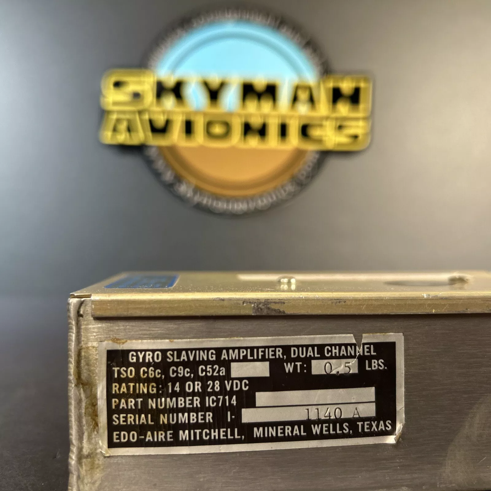 Edo-Aire Gyro Slaving Amplifier 1C714 | Skyman Avionics