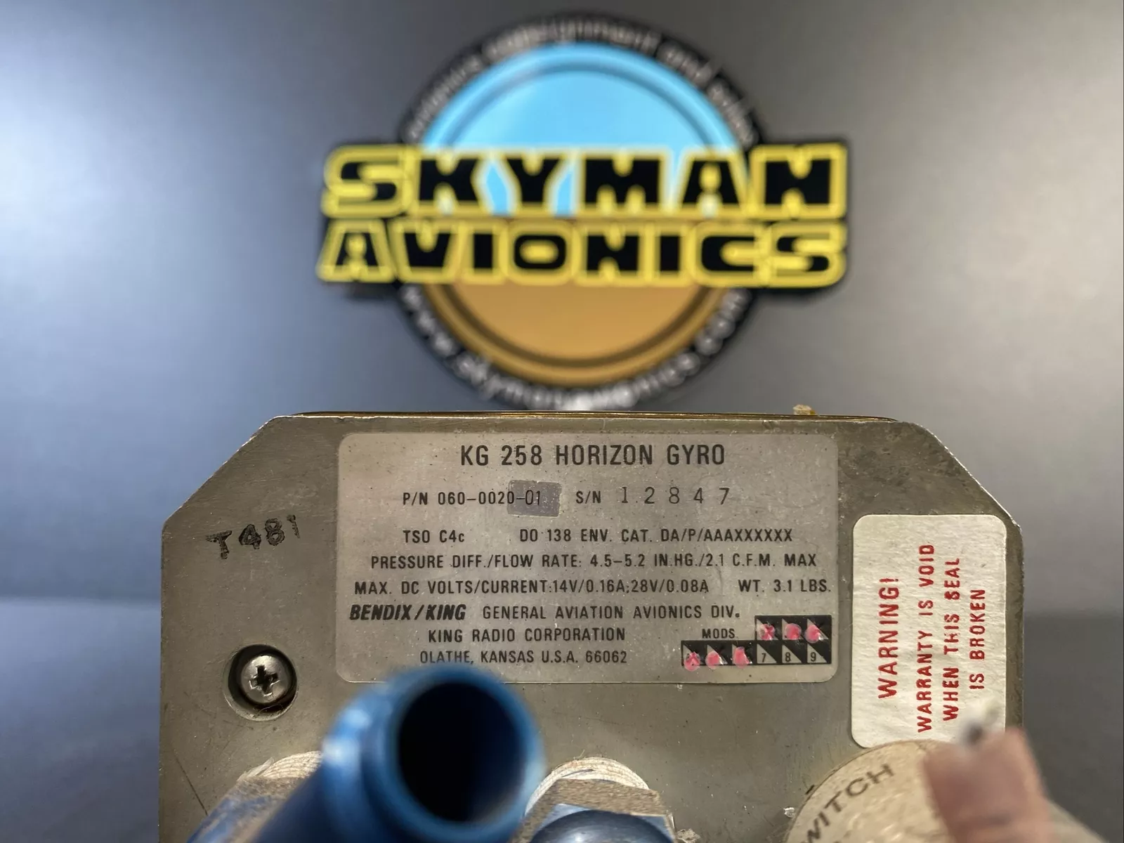 Bendix King KG 258 Horizon Gyro | Skyman Avionics