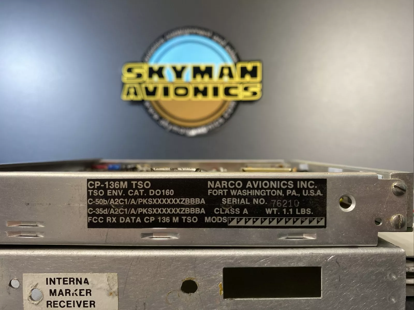 Narco CP 136 TSO Audio Panel | Skyman Avionics