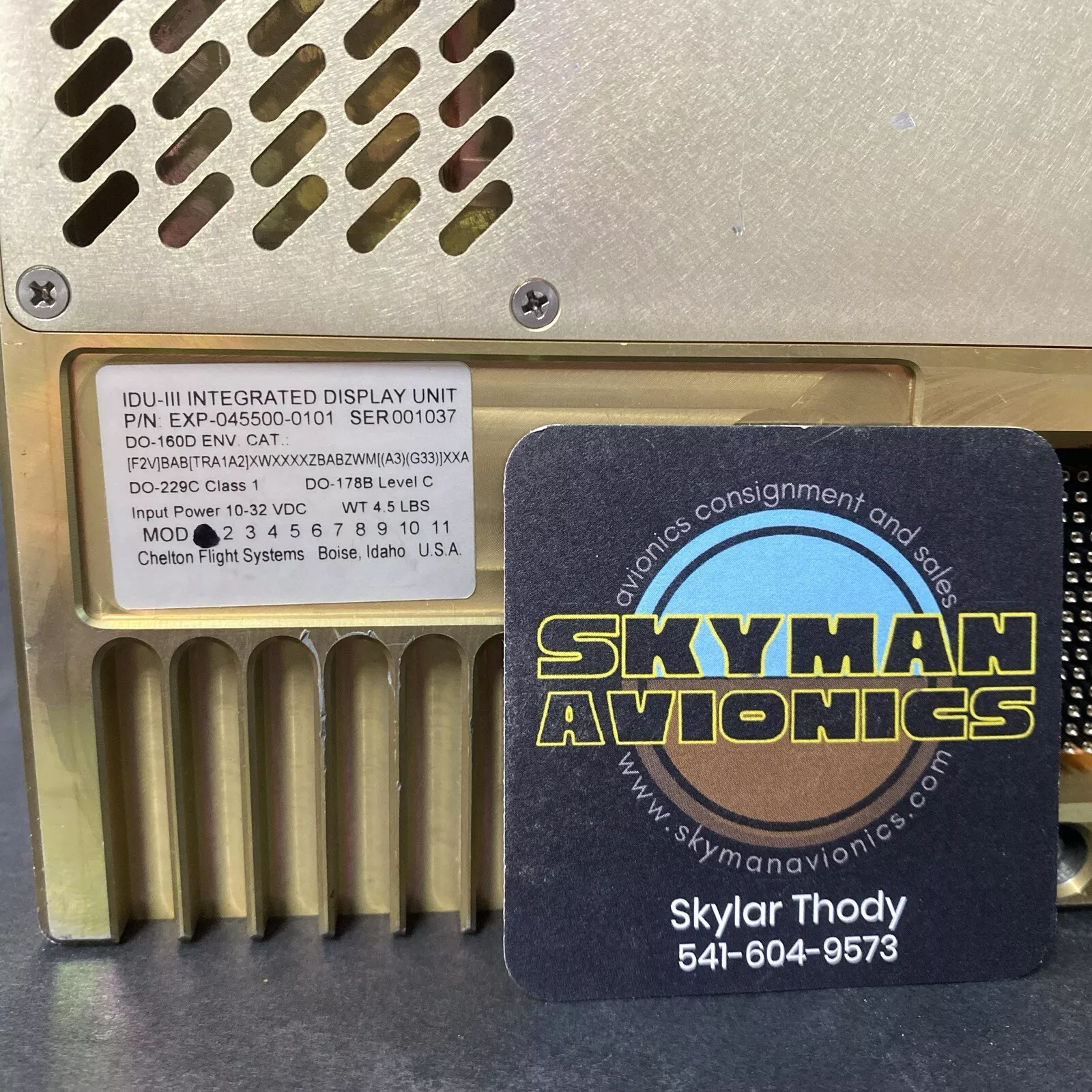 Chelton IDU-III Integrated Display Unit | Skyman Avionics