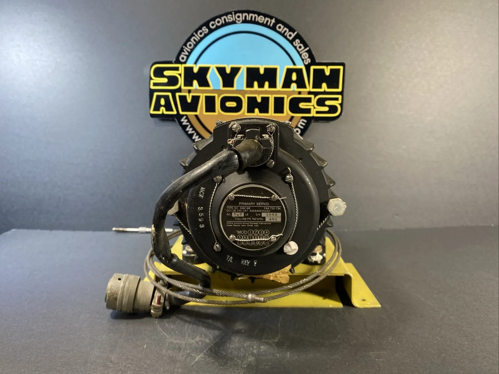 Collins Primary Autopilot Servo 334C-6B | Skyman Avionics