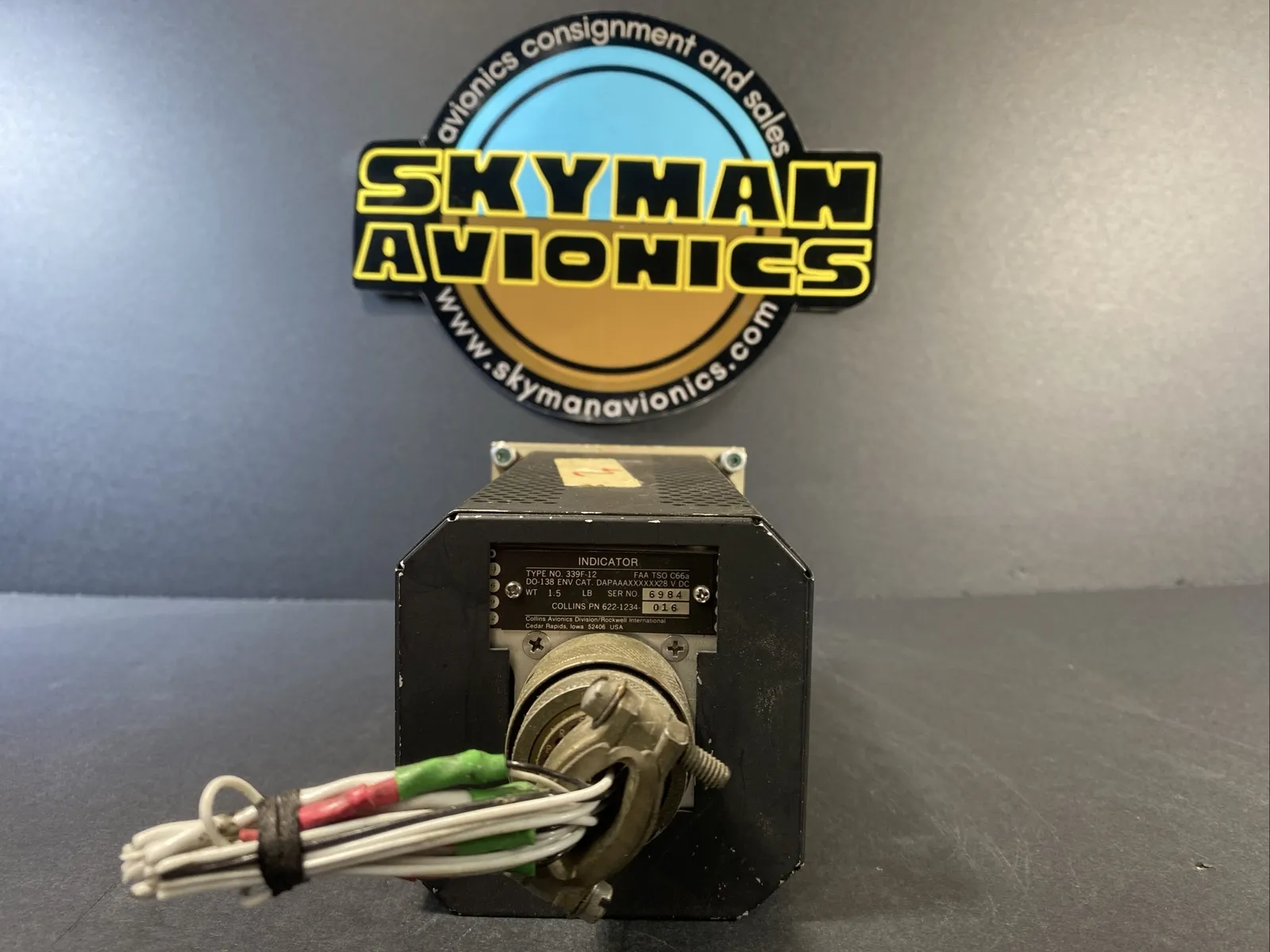 Collins DME Indicator 339F-12 | Skyman Avionics