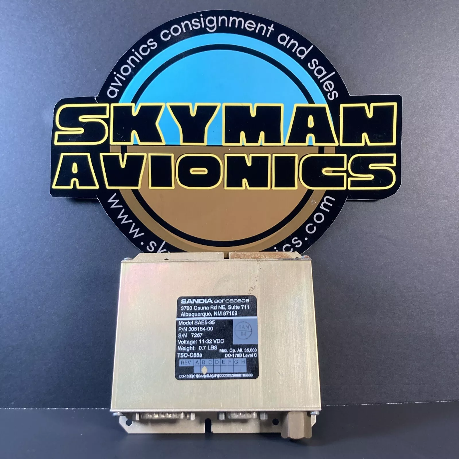 Sandia SAE5-35 Altitude Encoder | Skyman Avionics