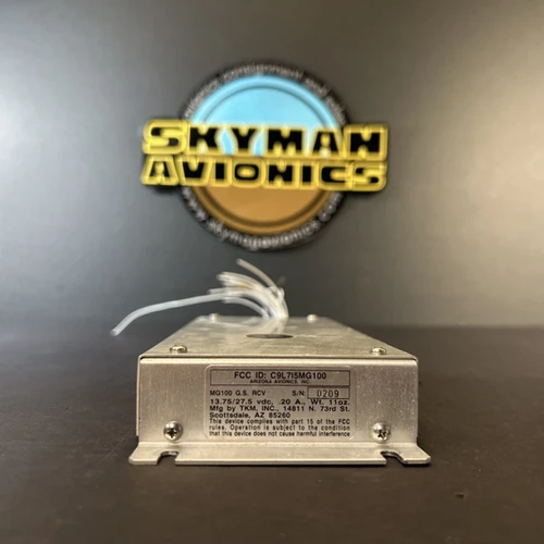 TKM MG100 Glideslope Receiver | Skyman Avionics